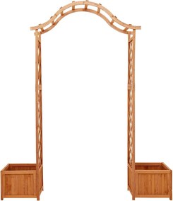 Zahradní pergola s truhlíky masivní jedle 316388