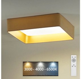 Brilagi | Brilagi - LED Stmívatelné svítidlo VELVET SQUARE LED/24W/230V + DO béžová | BG0635