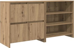Servírovací skříň 2 ks Artisanový dub 70 x 41 x 75 cm 3393302