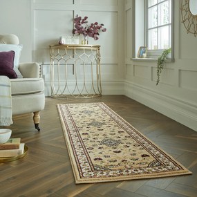 Flair Rugs, Běhoun Sincerity Royale Sherborne Beige, 60x230, béžová, chodba / předsíň