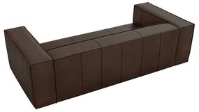 Tmavě hnědá kožená pohovka 227 cm Madame – Windsor &amp; Co Sofas