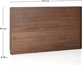 Hnědé čelo postele 172x91 cm Norlen – Kave Home