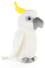 Plyšový papoušek kakadu 16 cm