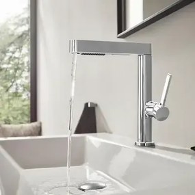 Hansgrohe Finoris - Umyvadlová baterie | s výpustí Push-Open a výsuvno
