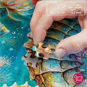 CHERRY PAZZI Puzzle Mořský koník / 1000 dílků / 50 × 70 cm