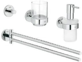 Grohe Essentials - Sada doplňků do koupelny 4 v 1, chrom 40846001