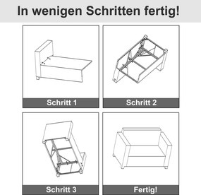 Outsunny Kovový a polyesterový povlak na polštář HOMCOM 130x70x80cm na terasu a balkon, odolný proti povětrnostním vlivům a pohodlný | Aosom.de