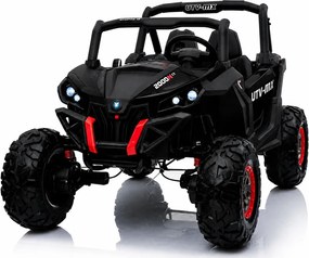 LEAN CARS Akumulátorové auto Jeep XMX603 4x4 s MP4 panelem, černé
