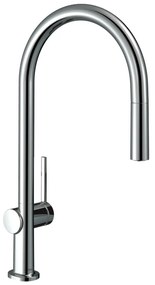 Hansgrohe Talis M54, páková kuchyňská baterie 210, vytahovatelný výtok, 1jet, chromová, HAN-72802000