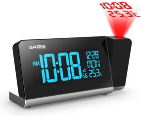 GARNI technology Digitální budík s projekcí času a vnitřní teploty GARNI 165 Arcus