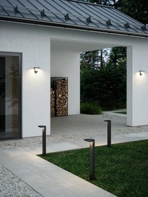 NOR 2118161003 Rica Square venkovní nástěnné solární svítidlo černá - NORDLUX