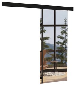 Posuvné dveře TESS 86 x 205, černá
