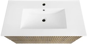 Aqualine Aqualine, PANEDA STRIP umyvadlová skříňka 89,5x55x45,2cm, dub emporio, PN390