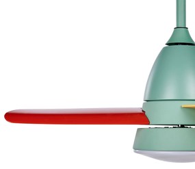 Stropní ventilátor se světlem vícebarevný STRAWBERRY Beliani