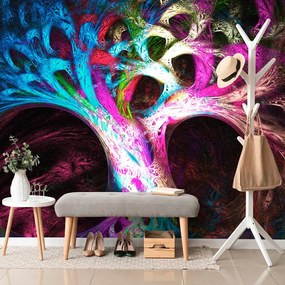 Tapeta okouzlující abstraktní strom - 150x100 cm