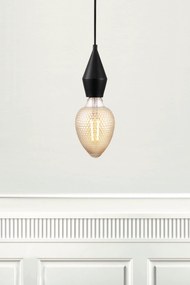 Nordlux Dekorativní LED broušená žárovka Nut Avra E27, G125, 2200K