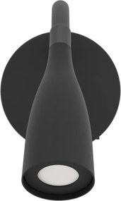 Eglo 901818 - LED Flexibilní nástěnná lampa OLIVANDINO LED/3,8W/230V černá