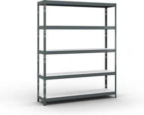 Policový regál 1966x1600x400 mm, nosnost 350kg