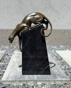 Luxusní bronzová socha - Panther