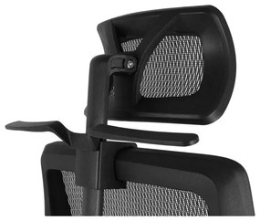 Kancelářská ergonomická židle Neoseat JERROD — černá, nosnost 150 kg