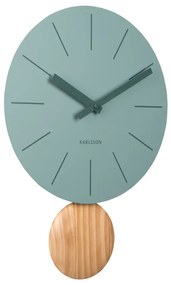 OnaDnes -20% Time for home Tyrkysové nástěnné hodiny Lora 30 cm