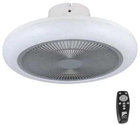 Eglo 35138 - LED Stmívatelný stropní ventilátor KOSTRENA LED/25,5W/230V šedá +DO