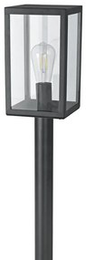 ACA Lighting Venkovní sloupkové svítidlo CELIA max. 60W/E27/230V/IP44, černá barva