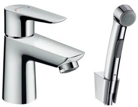 Hansgrohe Talis E - Umyvadlová baterie s ruční sprchou Bidette, chrom 71729000