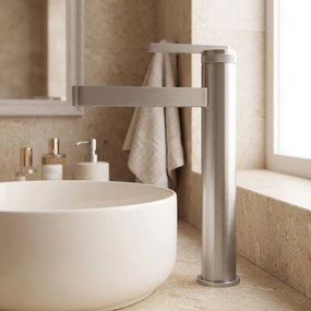 Rea, Koupelnová baterie Rea Grace Brush Nickel High, REA-B8943