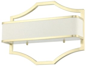 Designové nástěnné svítidlo Gerdo matná zlatá