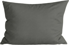 Povlak na polštář z mikrovlákna MICROVELLE 70x90 cm, šedý