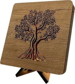 Li-Go "Olivovník" lampa 19x19 cm provedení povrchu: černá s patinou