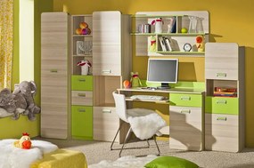 Casarredo - Komfort nábytek Dětský pokoj, sestava LIMO jasan/zelená