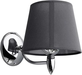 SAPHO - HANBO nástěnné svítidlo E27, 60W, 230V, IP21, chrom, AU526