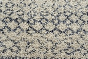 Dywany Łuszczów, Kusový koberec Berber Agadir G0522 cream and grey kruh, 120x120 (průměr) kruh, béžová, chodba / předsíň