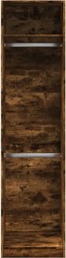 Šatní skříň kouřový dub 50 x 50 x 200 cm kompozitní dřevo 3307787