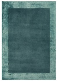 Ručně tkaný koberec s příměsí vlny v petrolejové barvě 120x170 cm Ascot – Asiatic Carpets