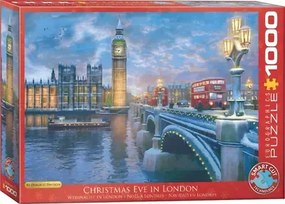 EUROGRAPHICS Puzzle Štědrý večer v Londýně / 1000 dílků / 67,63 x 48,8