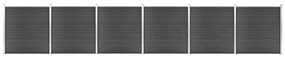 Set plotového dílce WPC 1045 x 186 cm černý 3070433