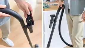 BOSCH BGB38RD2 černá, červená / Sáčkový vysavač / 600 W / 4 L / 79 dB