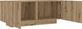 Noční stolek dub artisan 100x35x40 cm kompozitní dřevo 3329174