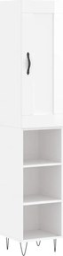 vidaXL Skříň highboard 34,5 x 34 x 180 cm kompozitní dřevo [3200359] Barva: Betonová šedá