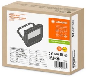 LED reflektor LEDVANCE FLOODLIGHT bílý 10W 1100lm 3000K teplá bílá IP65