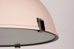 Závěsné růžové retro svítidlo do dětského pokoje Pinkbruin