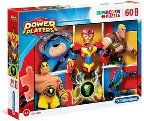 Clementoni PUZZLE Power Players MAXI / 60 dílků / od 4 let