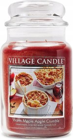 Velká svíčka Warm Apple Crumble Village Candle