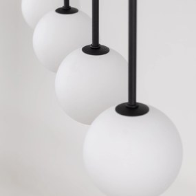 TK Lighting Černý závěsný lustr Martin pro žárovku 4x G9 TK4503