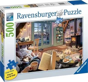 RAVENSBURGER Puzzle Útulné útočiště XXL / 500 dílků / velké díly