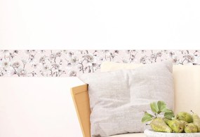 Samolepící bordura na zeď Květiny Magnólie | 5 m x 13.8 cm | DWB8465