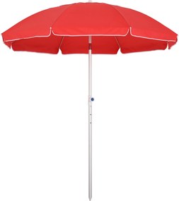 Zahradní slunečník Outsunny, nakloněný osmiúhelníkový, Ø 180 cm, tkanina z polyesteru s vysokou hustotou, UV ochranou, nastavitelný hliníkový stojan,